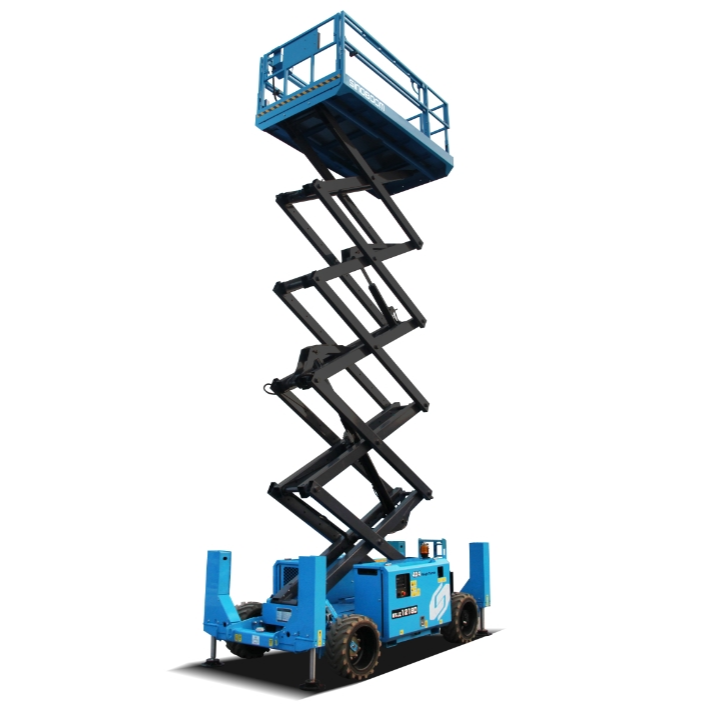 All Terrain Scissor Lift - 32 ft - Belgrove Hire