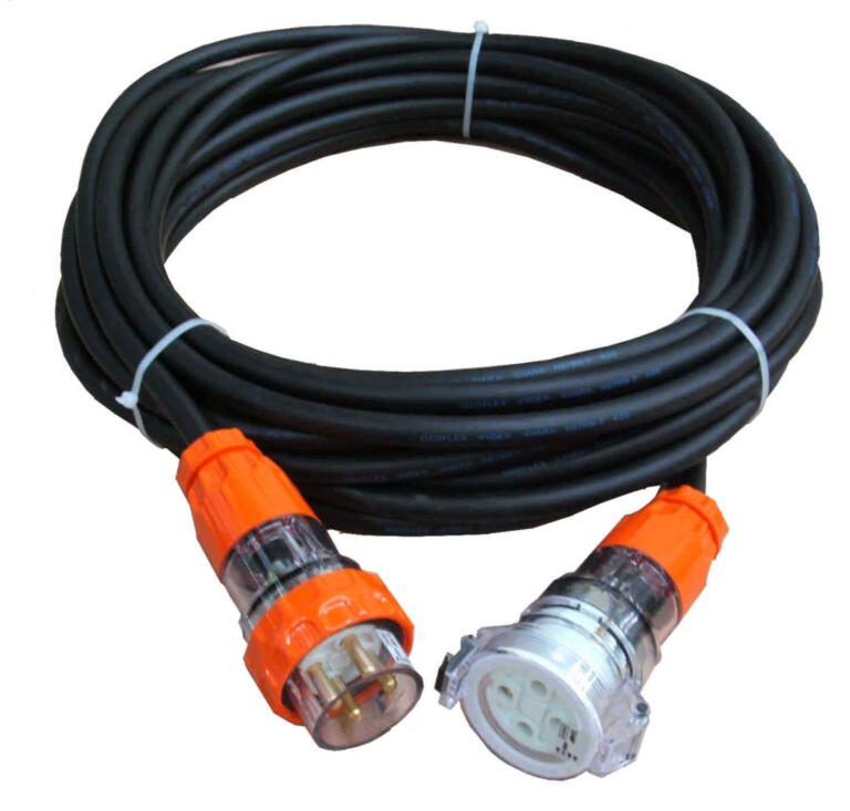 3 Phase Extension Leads - Belgrove Hire